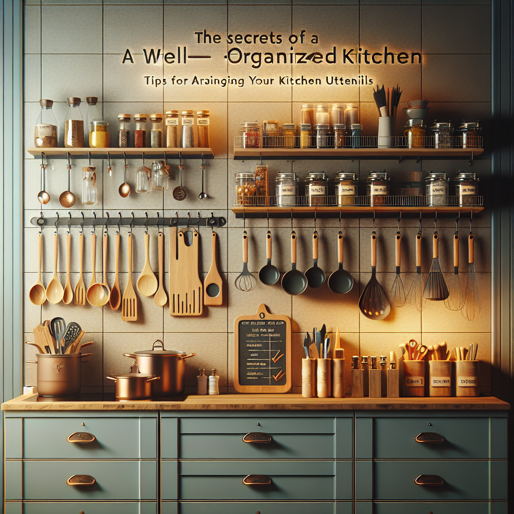 Les secrets d’une cuisine bien organisée : astuces pour ranger vos ...